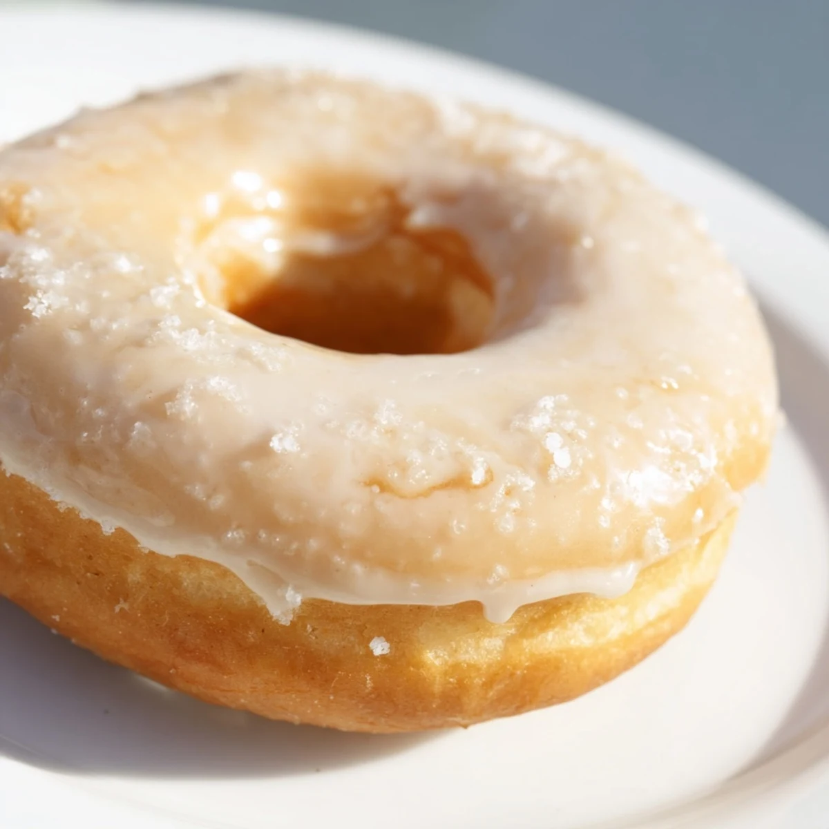 Soft Tender Cake Donuts with Sweet Glaze